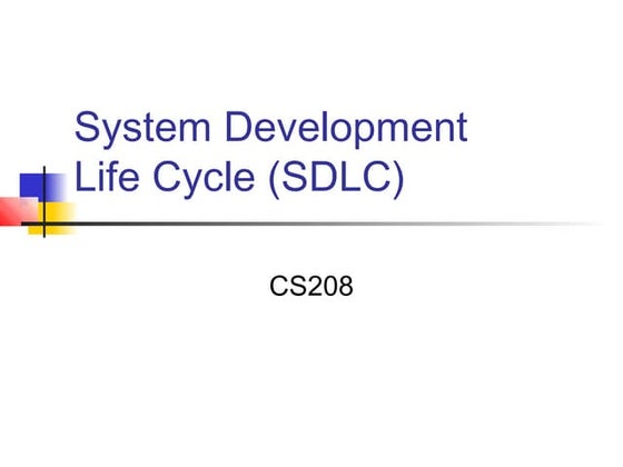 Software Development Life Cycle | PPSX | Operating Systems | Computer ...