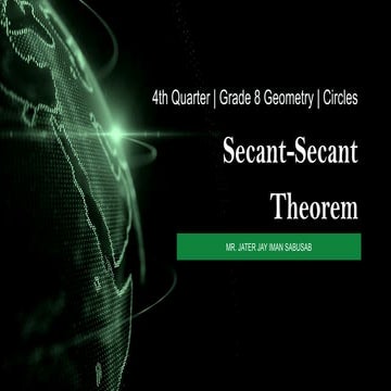 10. POWER THEOREM.pptx mathematics quarter 2 | PPTX