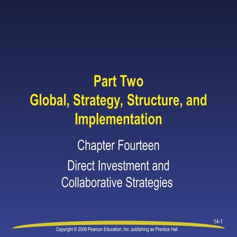 Direct Investment and Collaborative Strategies | PPT