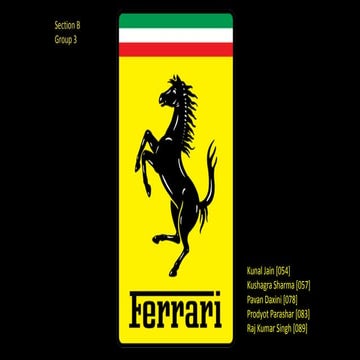 Ferrari promotional | PPTX