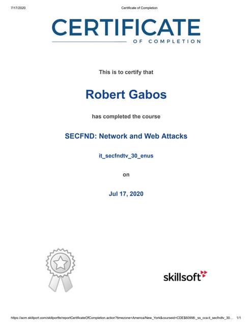 SkillSoft IEEE.org - Azure Networking | PDF