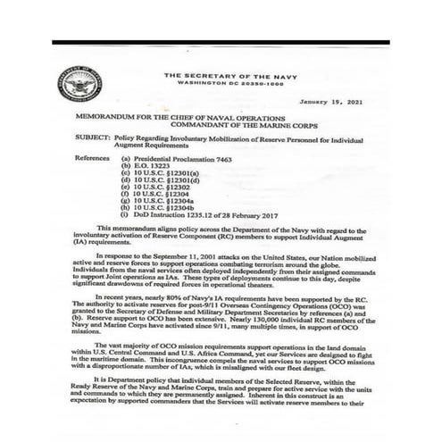 SECNAV Policy Change for Reserve MOBs.pdf