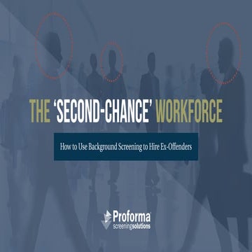 The 'Second-Chance' Workforce | PPT