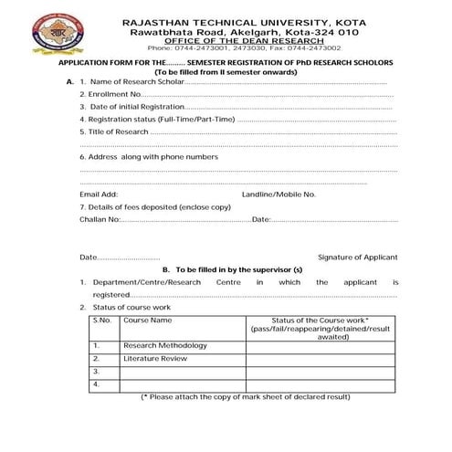 Second sem-registration-form- to-be-filled-from-second-semester-onward ...