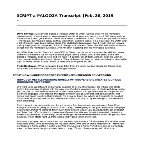 SCRIPT-a-PALOOZA 2019 transcript | DOCX