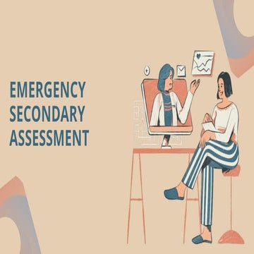 SECONDARY-ASSESSMENT tool for emergency nursing | PPTX