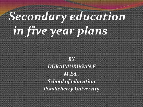 Journey in the Basic Education Curricular reforms | PDF | Secondary ...