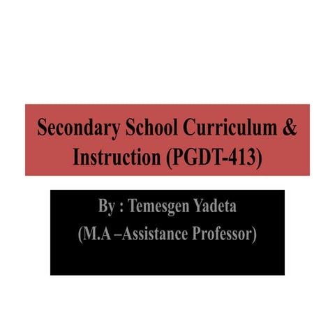 Concept of Curriculum: Meaning and Concept of curriculum, Meaning of ...
