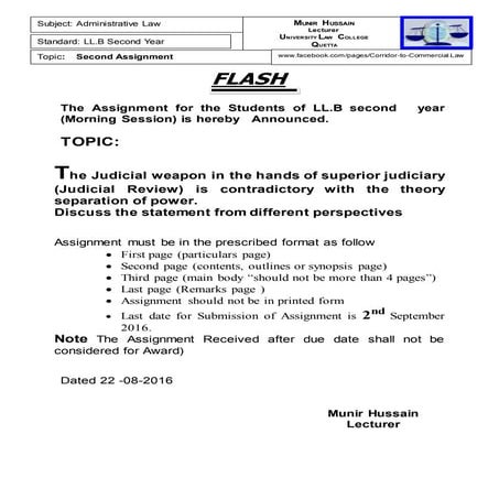 Second assignment | DOCX