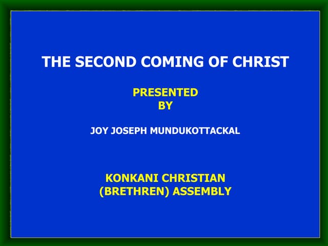 12 last things | PPTX