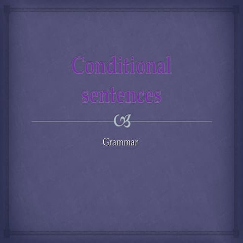 Second Conditional Presentation | PPT