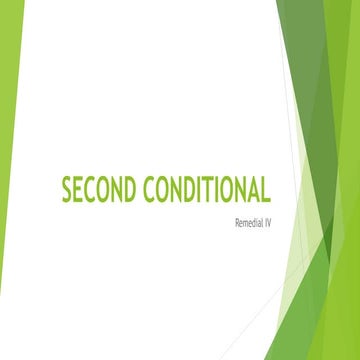 Second conditional | PPT