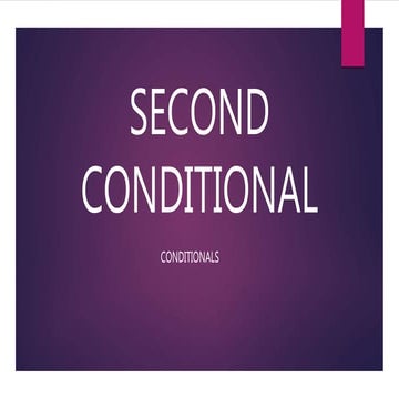Second conditional | PPT
