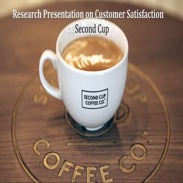 Second cup presentation | PPT