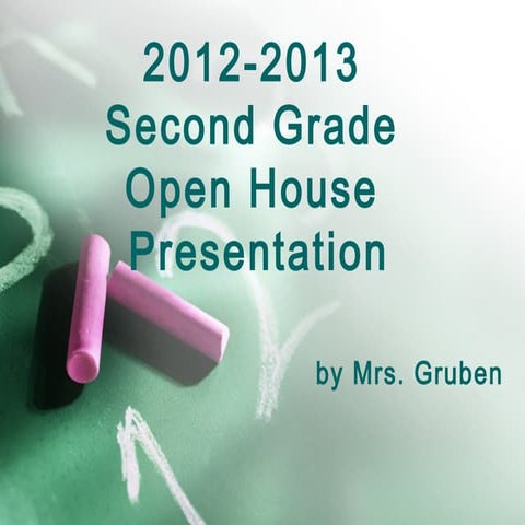 Second grade open house power point | PPT
