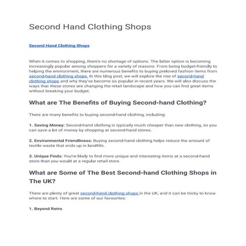 Second Hand Clothing Shops.pdf