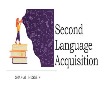Second Language Acquisition Pdf Sla Research And Linguistics Pdf