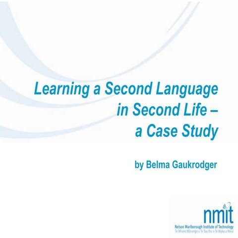 Second Language in Second Life | PPSX