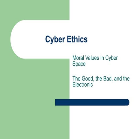Ethics of technology | PPTX