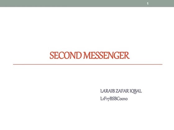 cell biology secondary messenger ppt.pptx