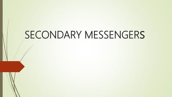 Insulin receptor and mechanism of signalling | PPTX