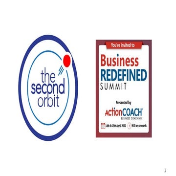 Second Orbit - Action COACH Business Redefined Summit | PDF