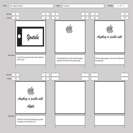 Second page storyboard advertisement | PDF