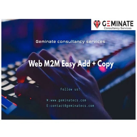 Web M2M Easy Add + Copy | PPT