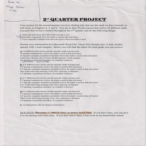 Second quarter project | PDF