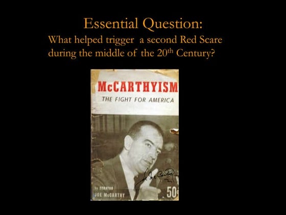 The Red Scare | PPT