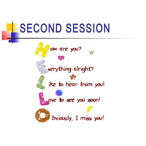 Second session contents | PPT
