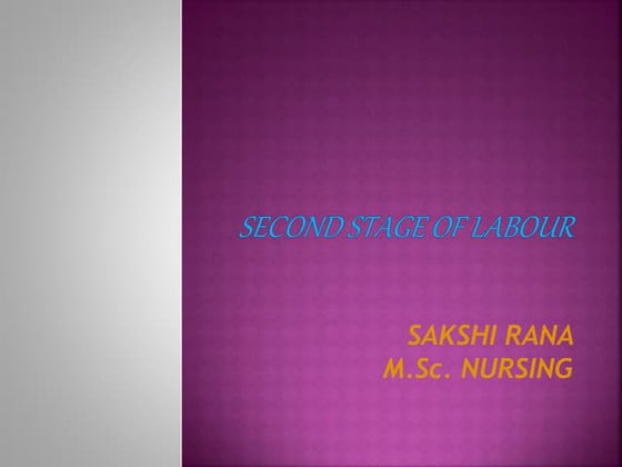 Mechanism of normal labour | PPT