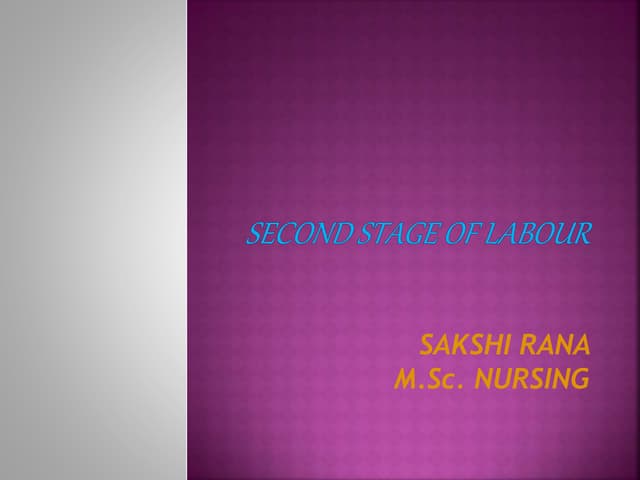 Mechanism of normal labour | PPTX