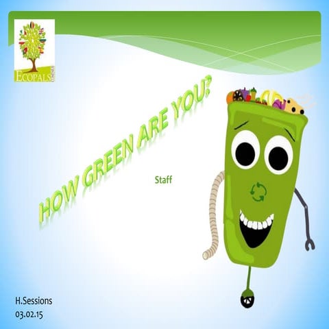 How green are you questionnaire | PPT