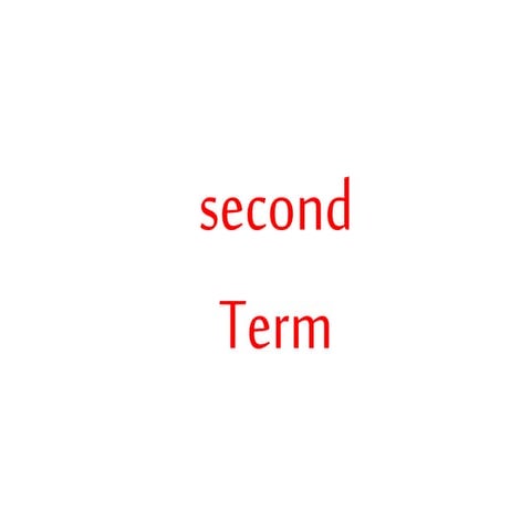 Second term art | PPTX