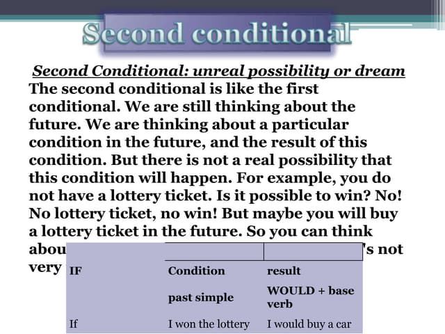 Conditionals