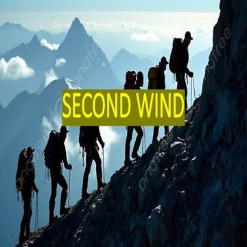 Judul SECOND WIND adalah Pemuliham energi secara tiba tiba yang biasa ...