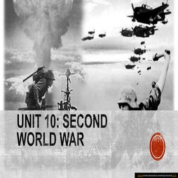 The Second World War | PPTX