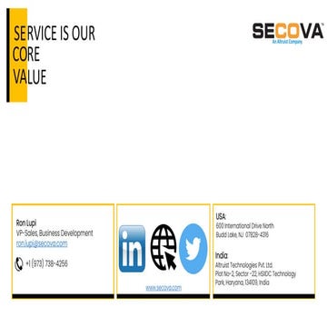 Secova's Benefits Administraion Products | PDF