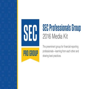 SEC Pro Group Media Kit | PPT