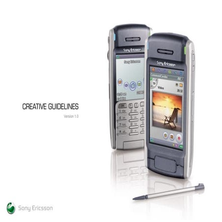 Sony Ericsson Creative Guidleines P810 | PDF