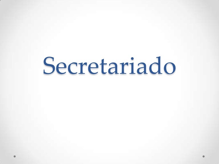 Secretariado