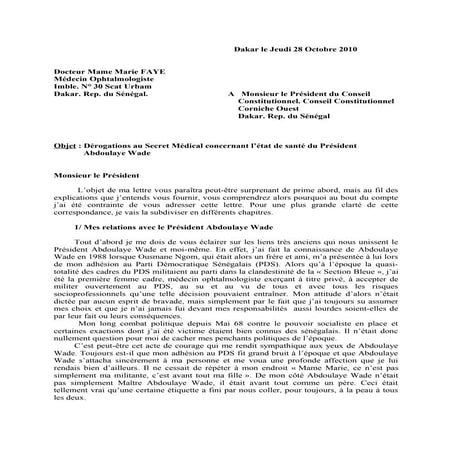 Secret medical n°1 | DOC