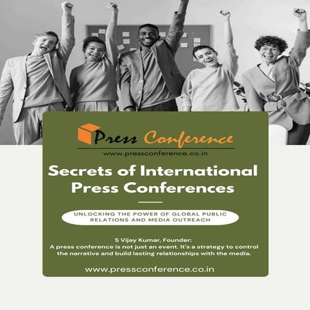 Secrets of International Press Conferences. www.prsinternationalgroup ...