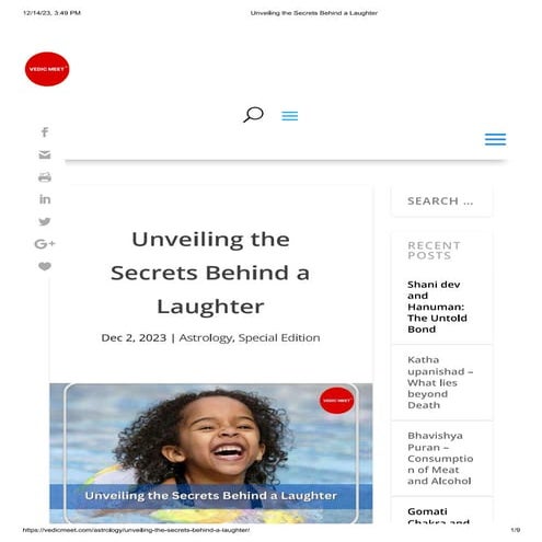 unveiling the Secrets behind of laughter | PDF