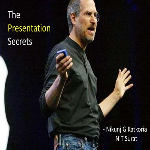 Secrets of presentation | PPT