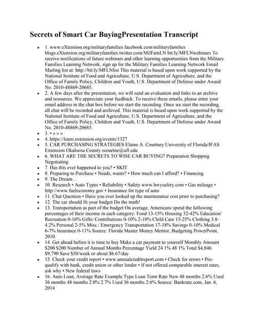 Buying a car | PPTX | Automotive Industry | Industries