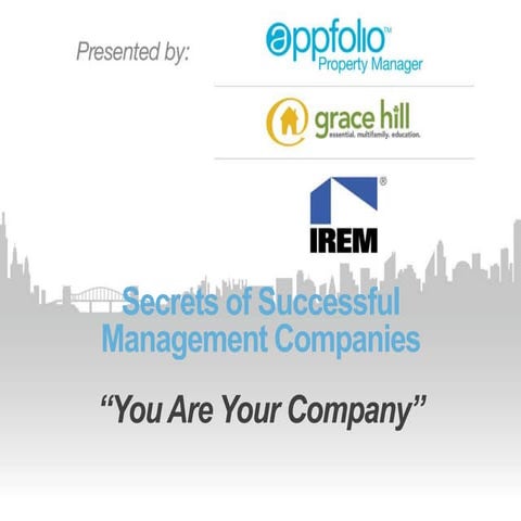 Secrets of Successful Property Management Companies | PPT