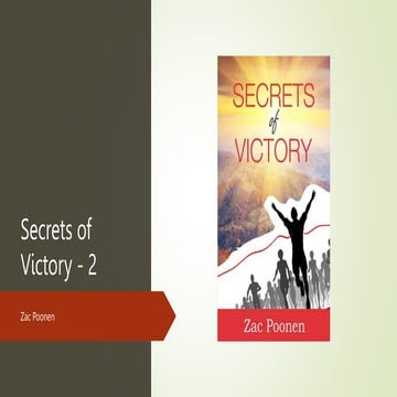 Secrets of Victory by Zac Poonen part 2.pptx