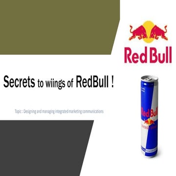 Red bull presentation | PPTX